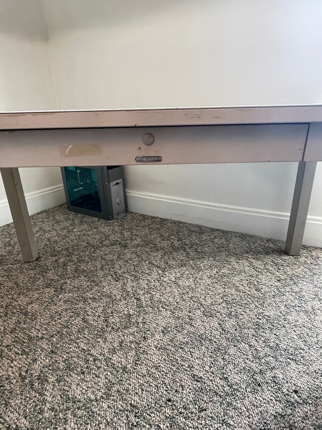 Mid Century Mcdowell and Craig Metal Desk With Center Drawer. - Etsy