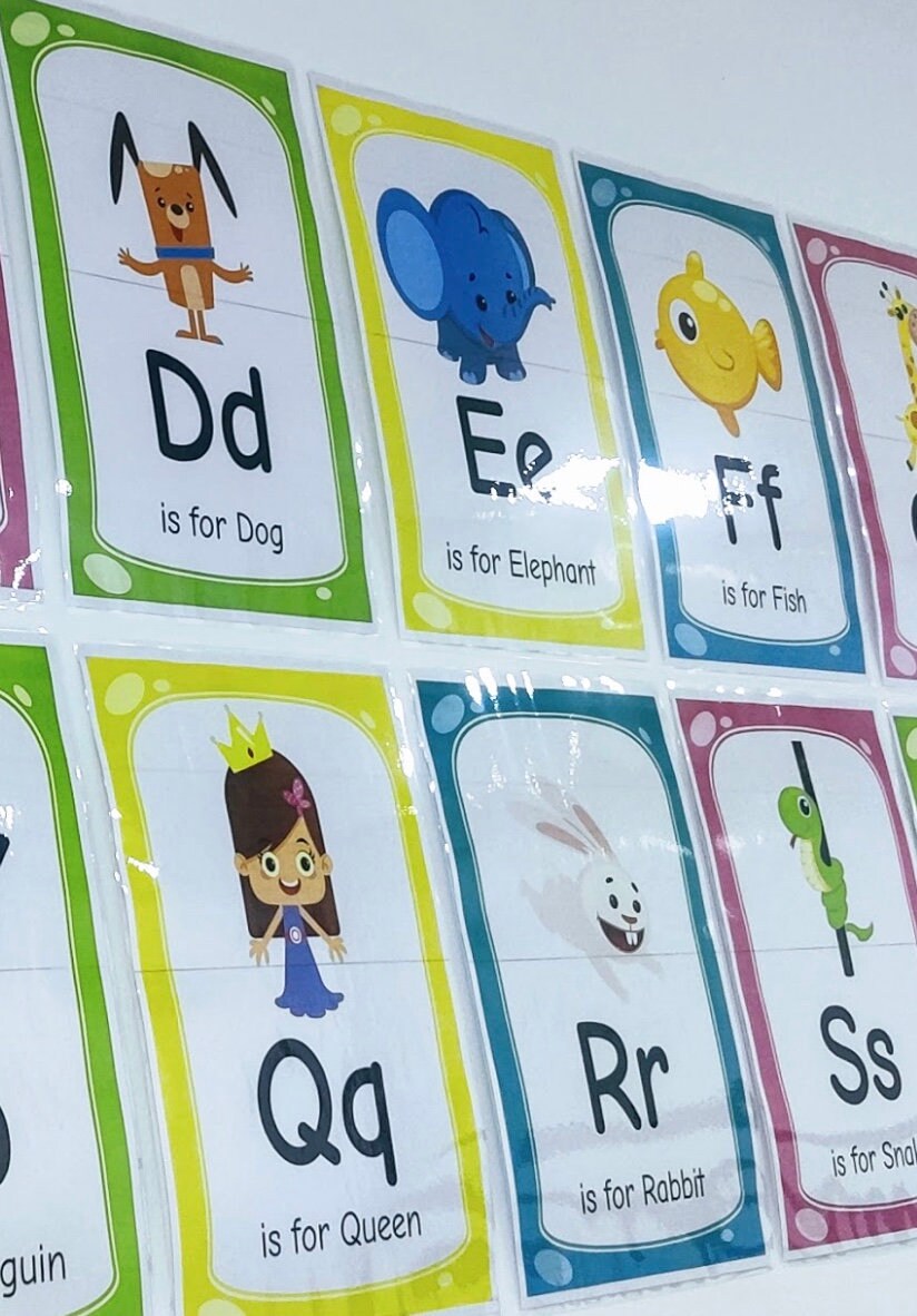 ABC Flash Cards and Classroom Decoration - Etsy