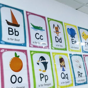 ABC Flash Cards and Classroom Decoration - Etsy