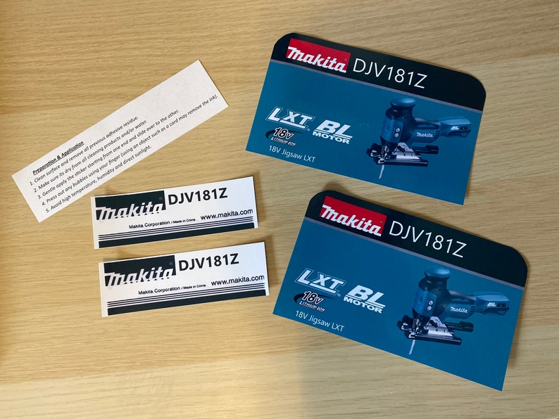 MAKITA Makpak Makpac Replica Case Labels | Etsy Nederland