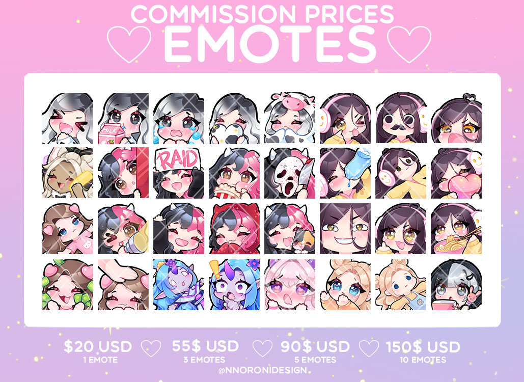 Emotes personalizados de Twitch emotes de twitch / insignias - Etsy México