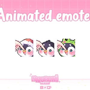 ANIMATED Boop Penguin Black Emotes - Twitch Emotes / Penguin Emotes ...
