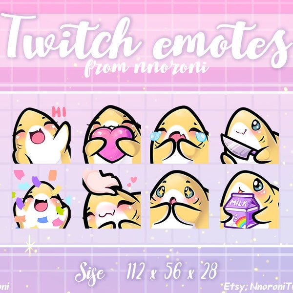 YELLOW Vtuber / Pngtuber Sticky Note Funny Stream Overlay/assets ...