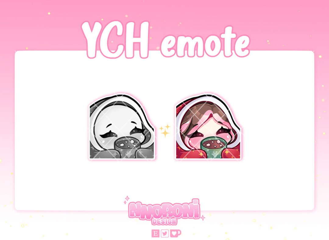 YCH Twitch Custom Emotes COZY Comission Twitch Emotes / Twitch Badges ...