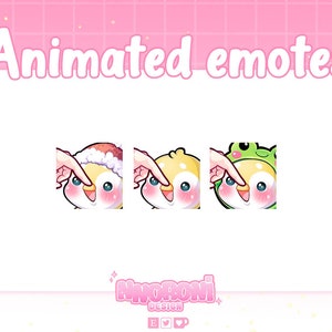 ANIMATED Boop Penguin Yellow Emotes Twitch Emotes / Penguin - Etsy