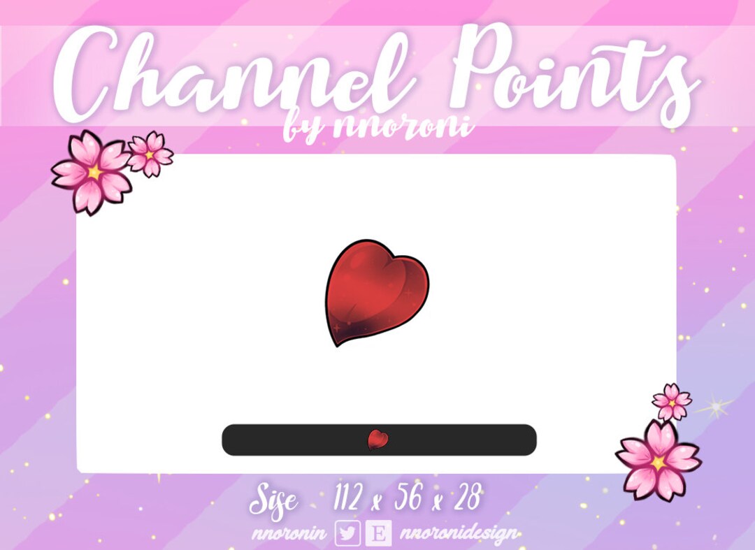 Blood Sakura Petal - CHANNEL POINTS / Twitch Emotes/ Sub Badges ...