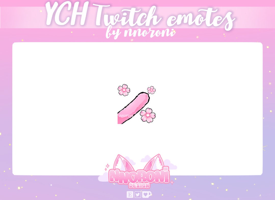 ANIMATED EMOTE Tail Pink - Animated Emotes / Cat Emotes / Chibi Emote ...