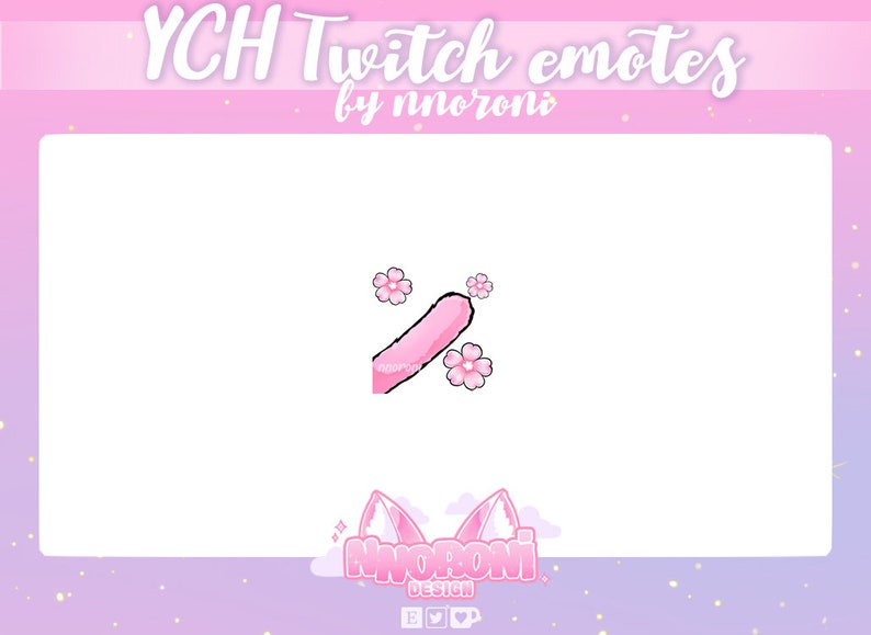 ANIMATED EMOTE Tail Pink Animated Emotes / Cat Emotes / - Etsy