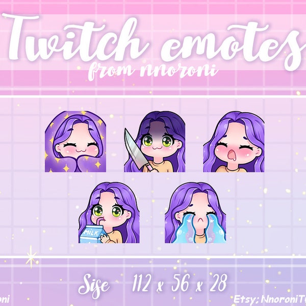 Green Girl Emotes - Etsy