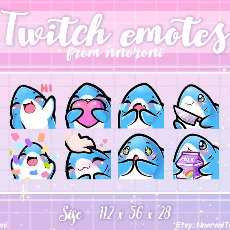 Twitch Fish Emotes - Etsy