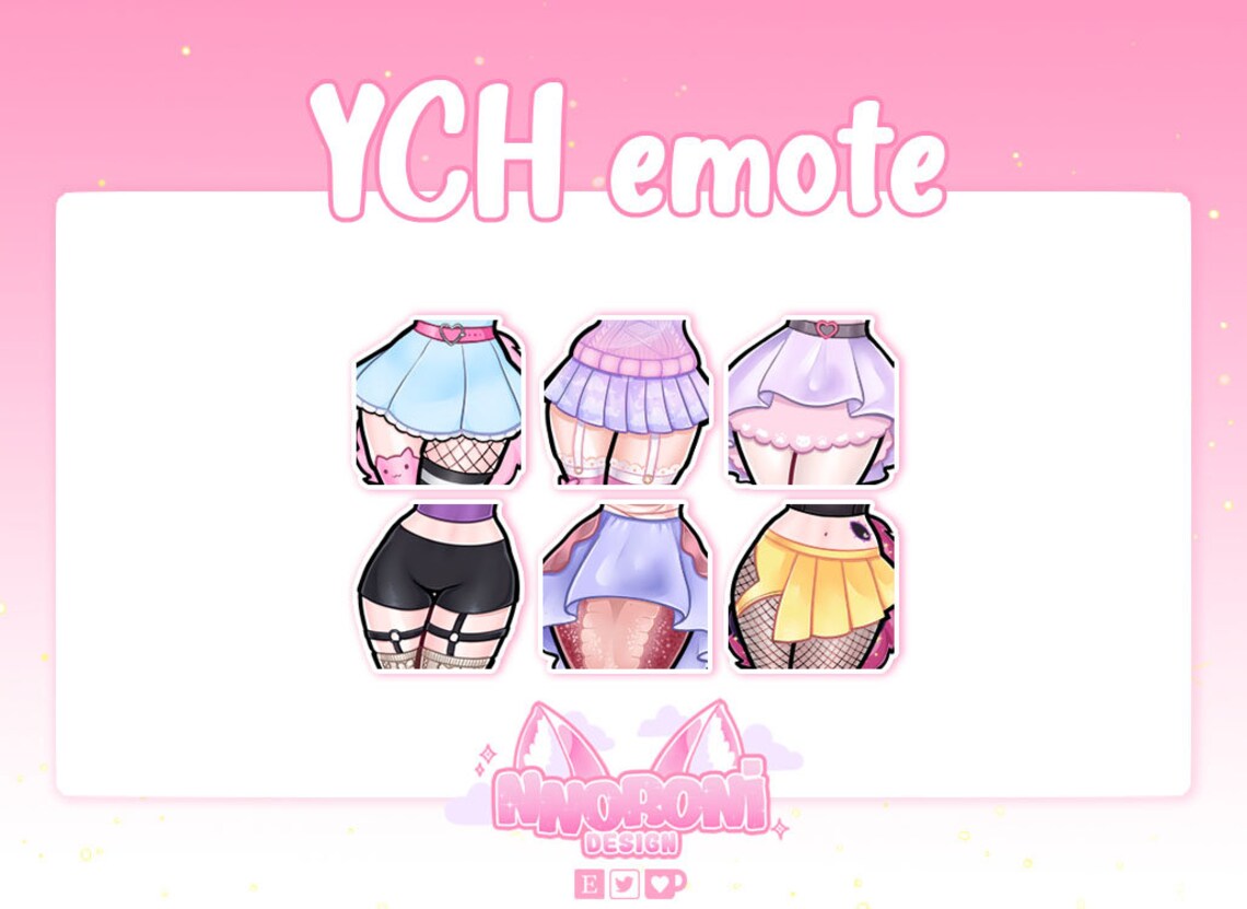 YCH Twitch Custom Emotes Hips and Legs Twitch Emotes / - Etsy