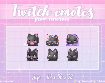ANIMATED Cat Head Pat Emote for Twitch and Discord Cat Emote - Etsy