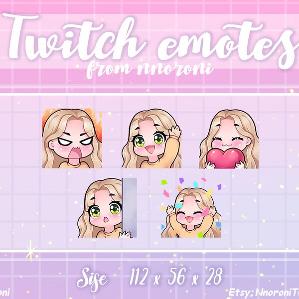 Green Eyes Twitch Emotes - Etsy
