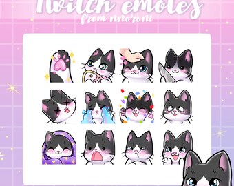 Animated Twitch Emote 1x Animated Cat Twitch Meme Emotes Cat - Etsy