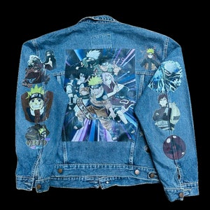 Animated Cartoon CUSTOMISED Vintage 80's 90's Trucker Denim Jeans ...