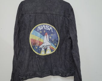 Nasa Jeans Jacket - Etsy