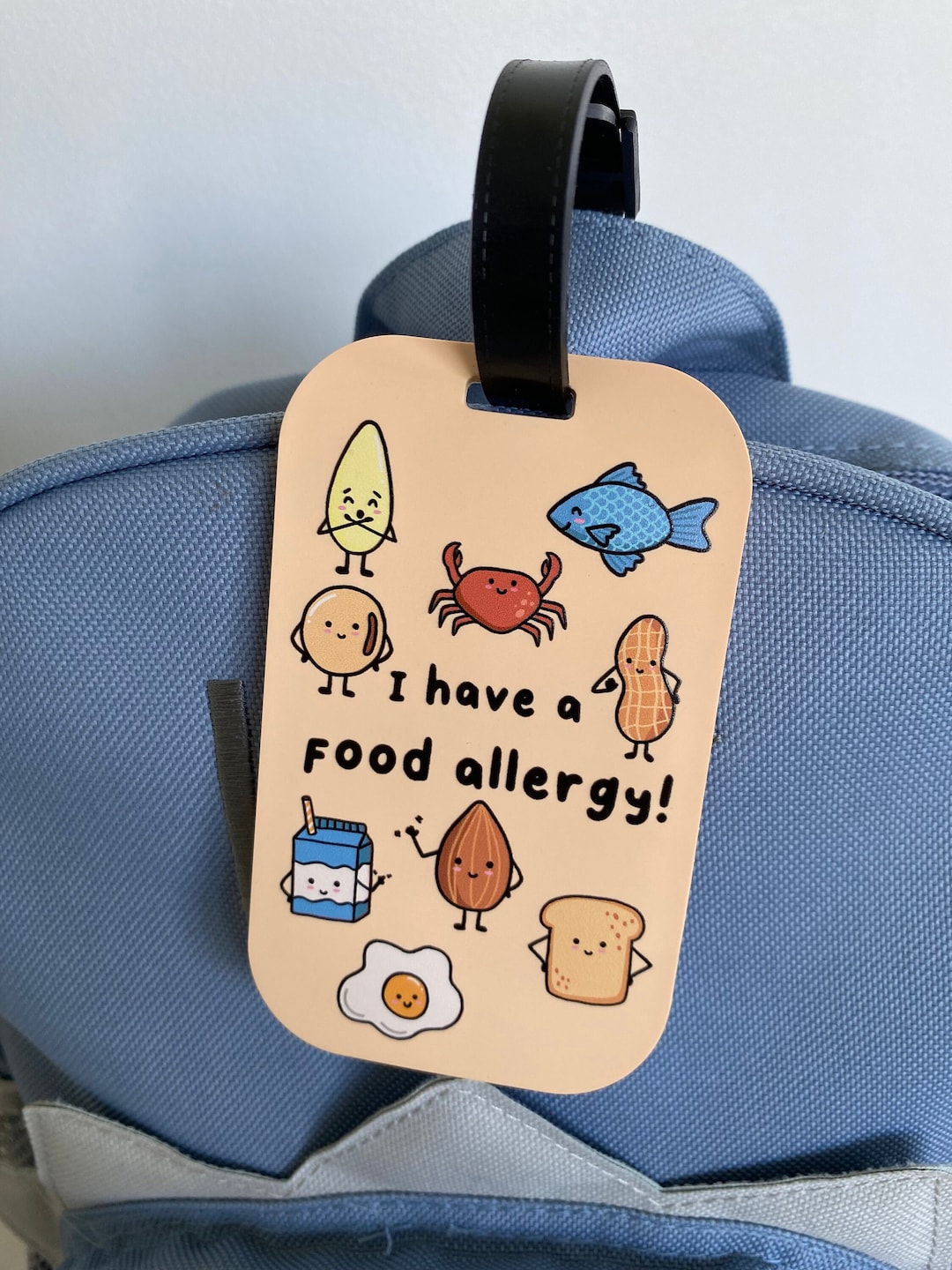 Allergy Alert Medical Tag / Luggage Tag / Allergy Tag / Food Allergy ...