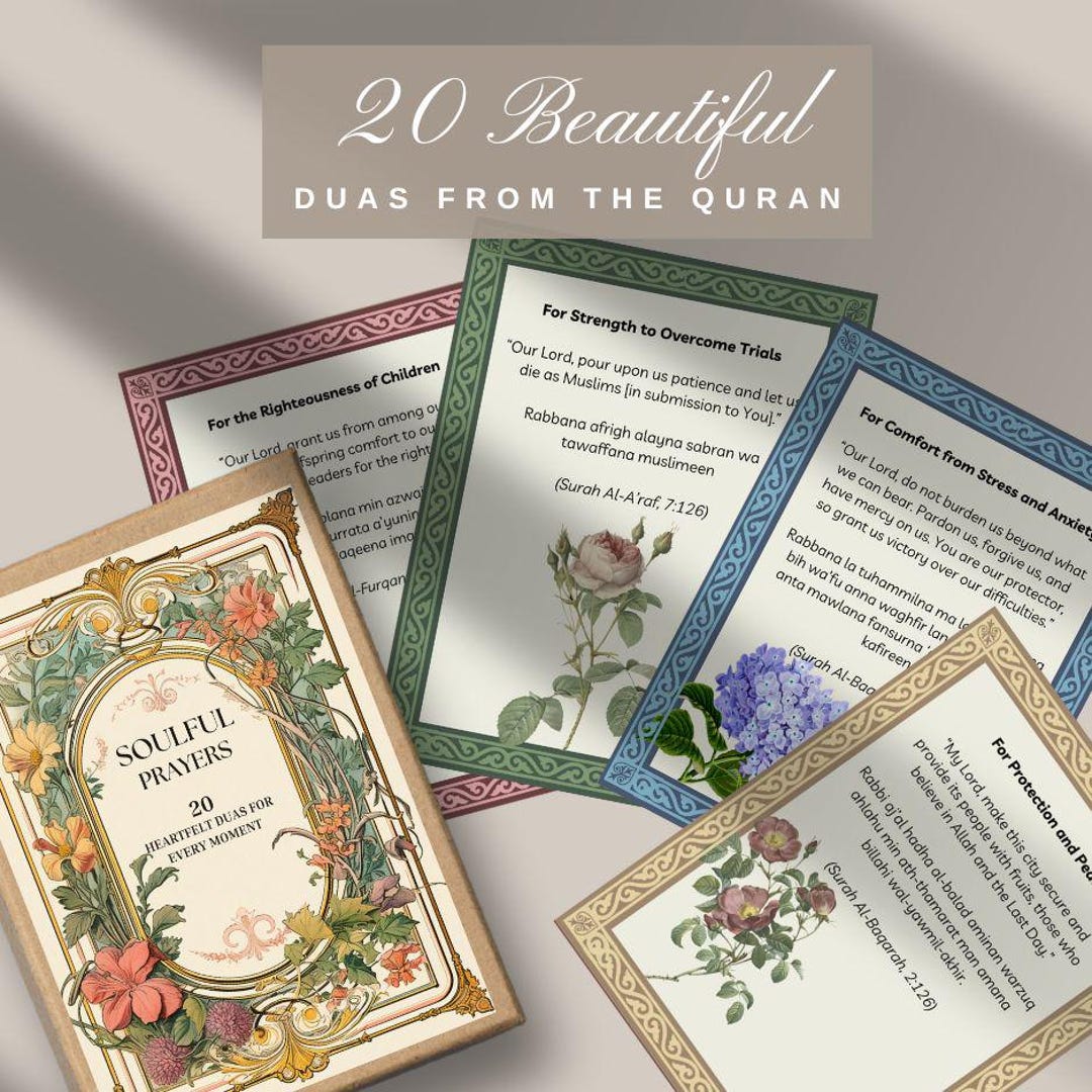 PRINTABLE DUAS | Beautiful Duas in English Translation | Quran Dua ...