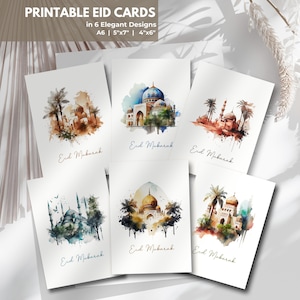 Printable Eid Mubarak Cards | Digital Eid Cards | Beautiful Digital Eid ...