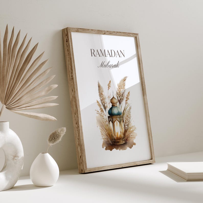 PRINTABLE RAMADAN ART | Ramadan Mubarak Wall Art | Ramadan Decor Print ...