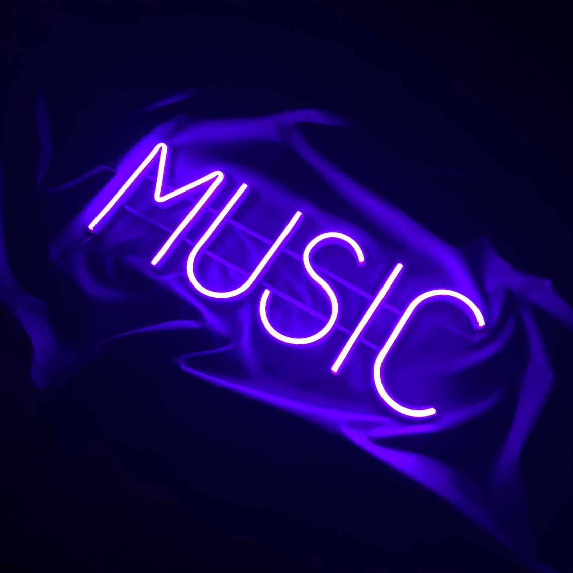 Music Neon Sign Neon Led Sign Music Girl's Room Decor - Etsy
