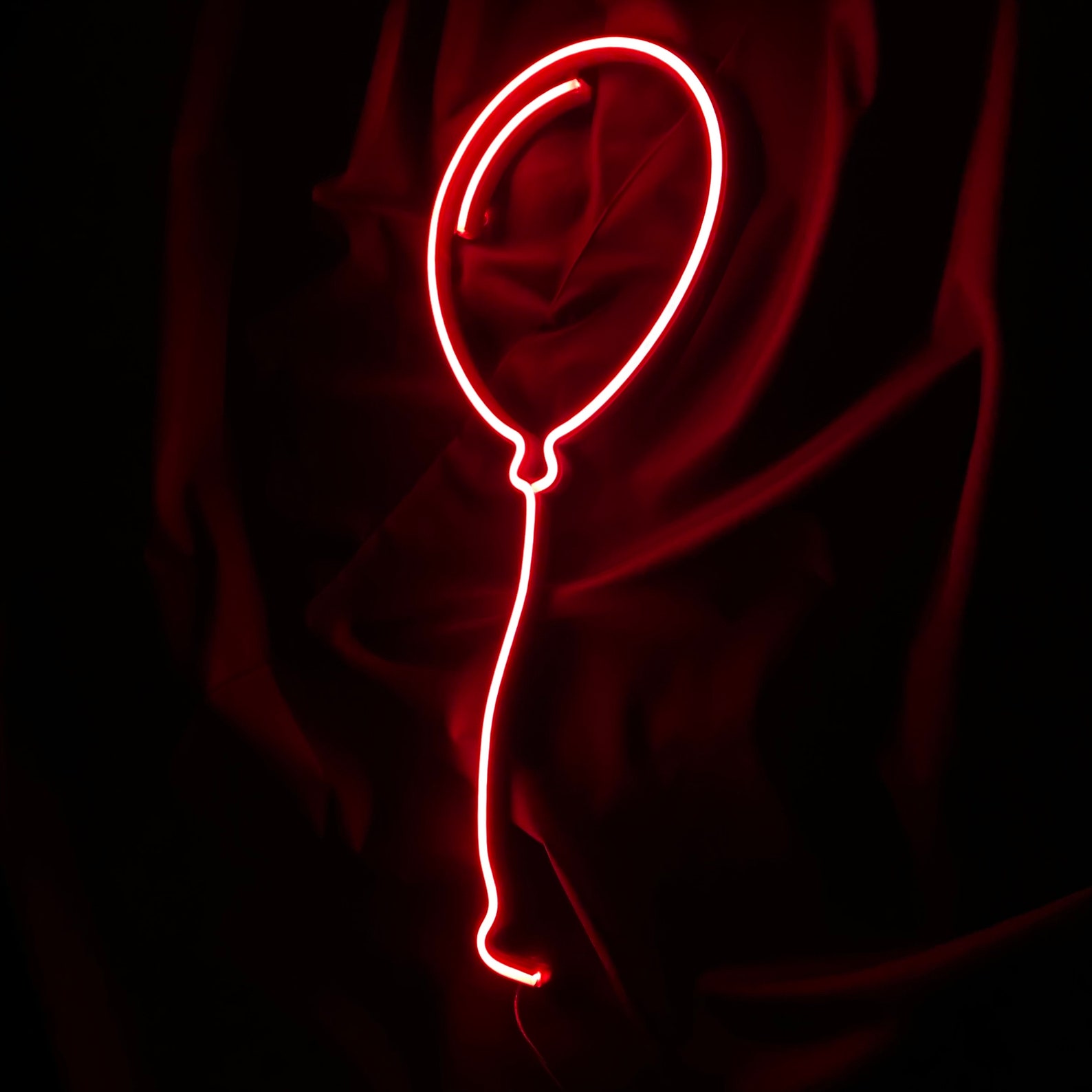 Balloon Neon Sign for Party Decor | Red Balloon Neon | | Neon IT ...