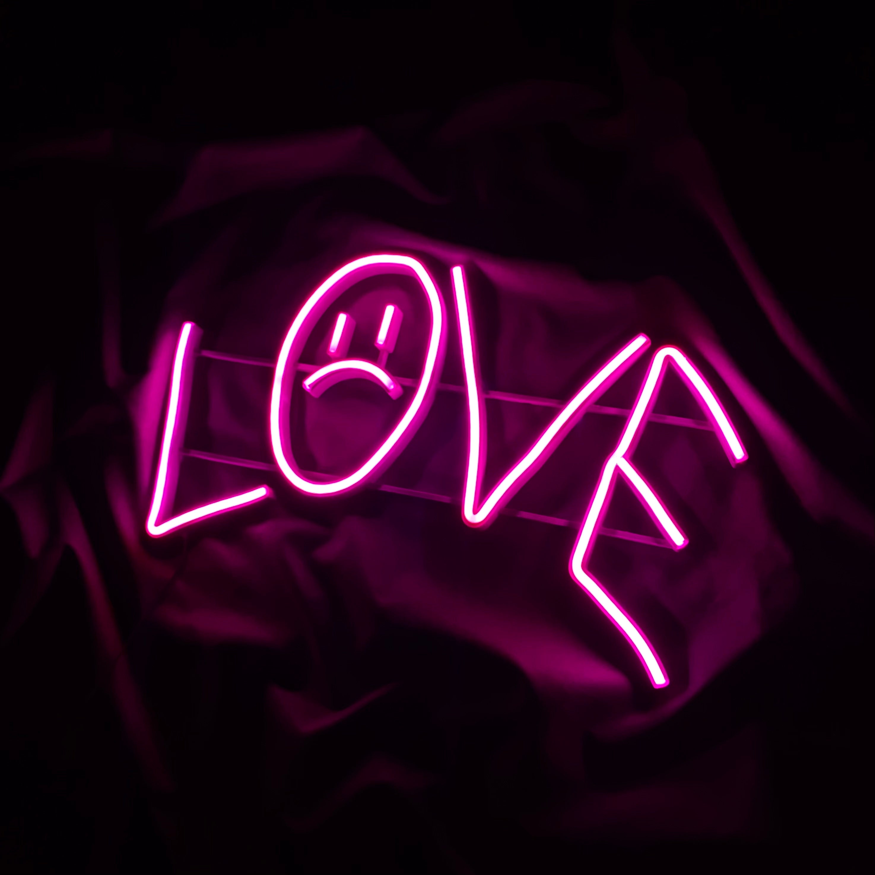 Love Neon Sign Lil Peep Lil Peep Neon Sign Sad Love Sign - Etsy