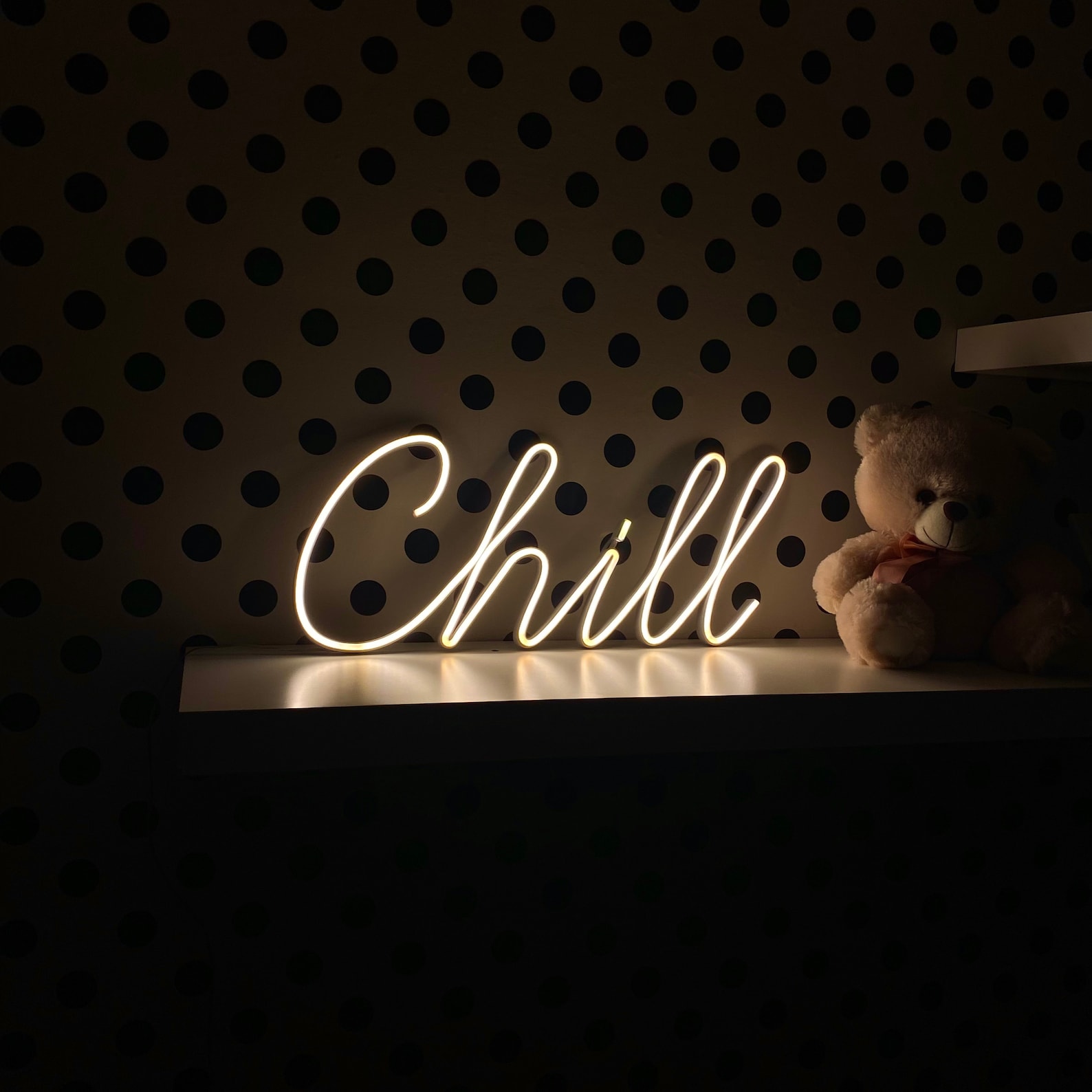 CHILL Neon Sign Chill Room Decor Chill Vibes Light Neon Sign Chill Neon ...