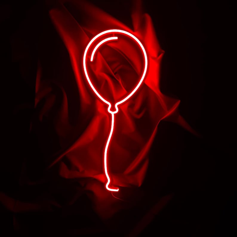 Balloon Neon Sign for Party Decor | Red Balloon Neon | | Neon IT ...