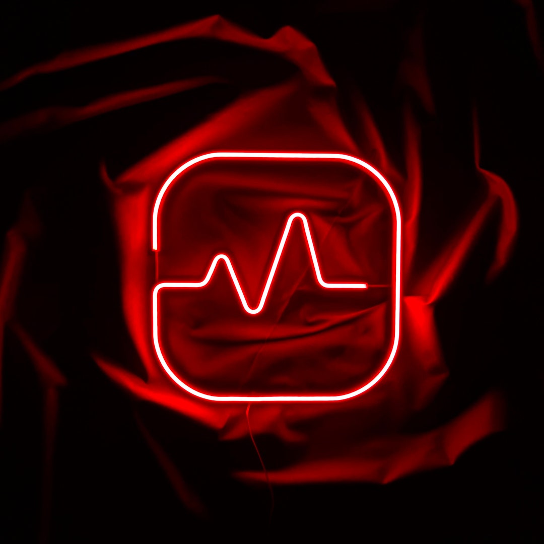 Neon Sign Lifeline | Neon LED Life Line | Pulse Neon Sign | Doctor Neon ...