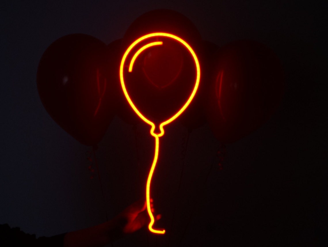 Balloon Neon Sign for Party Decor | Red Balloon Neon | | Neon IT ...