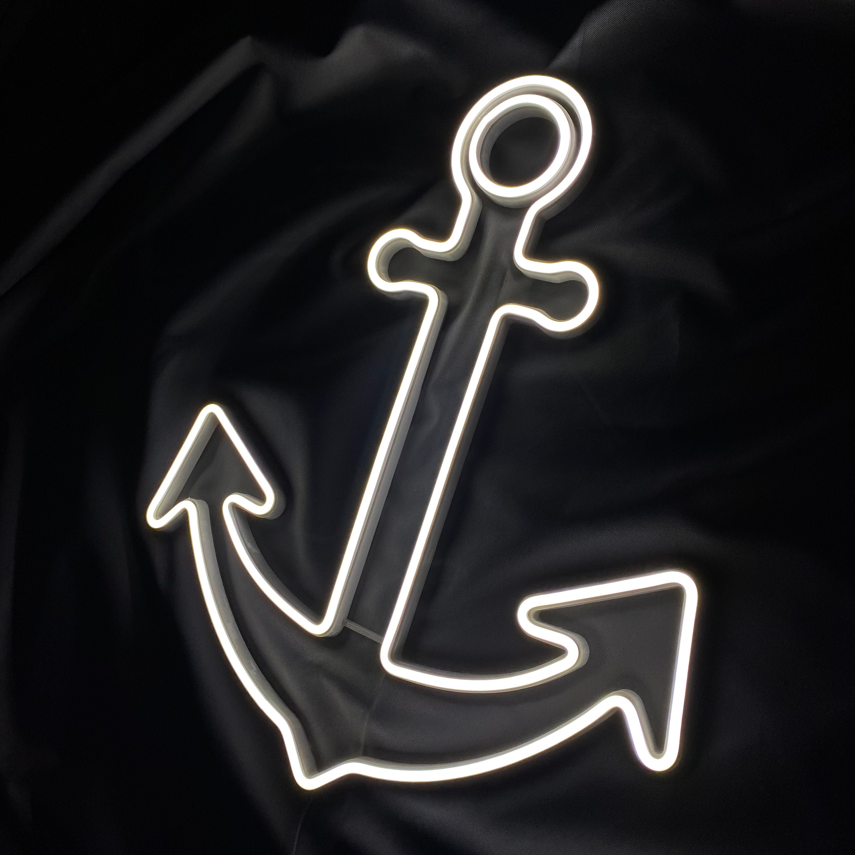 Neon LED Anchor Gift for Sailor Neon Sign Anchor Neon Sailor Neon LED ...