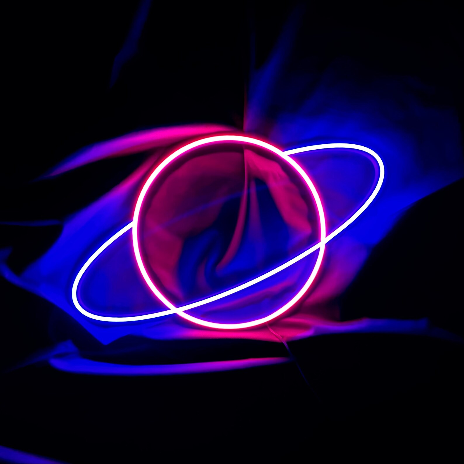 Planet Neon Sign Neon Sign Space Saturn Neon Sign Astro Neon Sign Neon ...