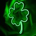 Neon LED Clover Lucky Neon Light Green Neon Light Wall - Etsy