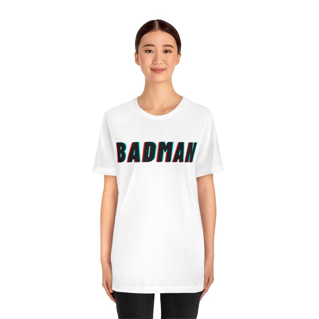 Black Letter BADMAN Jamaican T-shirt Flights to Jamaica Jamaican ...