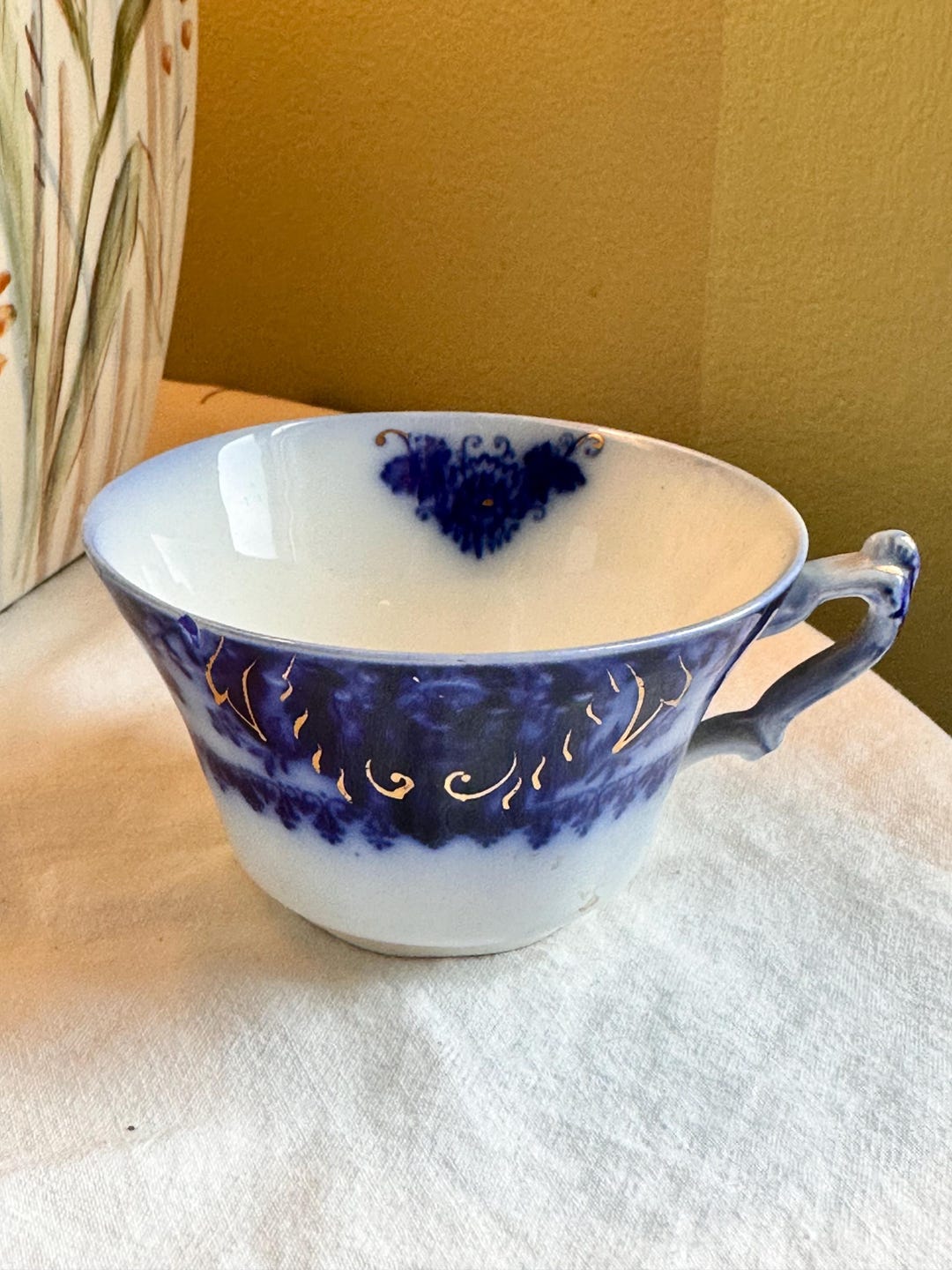 Antique Flow Blue Johnson Brothers Florida Pattern 1 Cup Only - Etsy