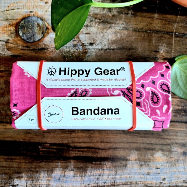 Pink Bandanas - Etsy