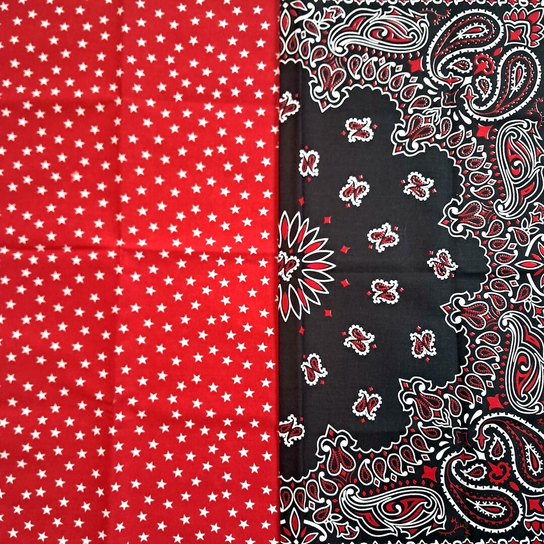 Vintage Set Bandanas - 100% Cotton + USA Made - Novelty Bandana ...