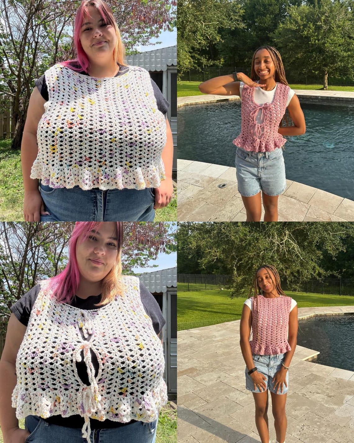 Joy Top | Crochet Pattern | PDF - Etsy