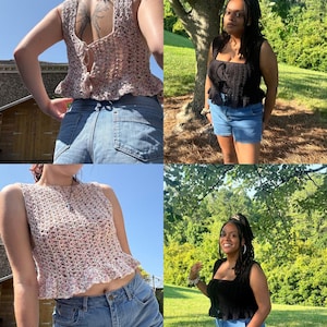 Joy Top | Crochet Pattern | PDF - Etsy