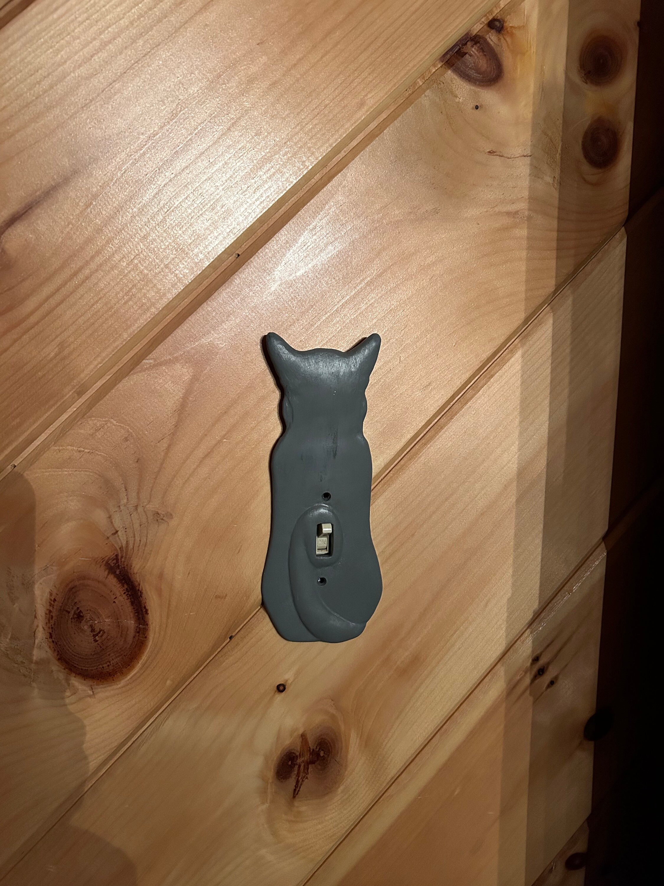 Custom Cat Switch Plate, Outlet Cover or Wall Decor, Realistic and ...