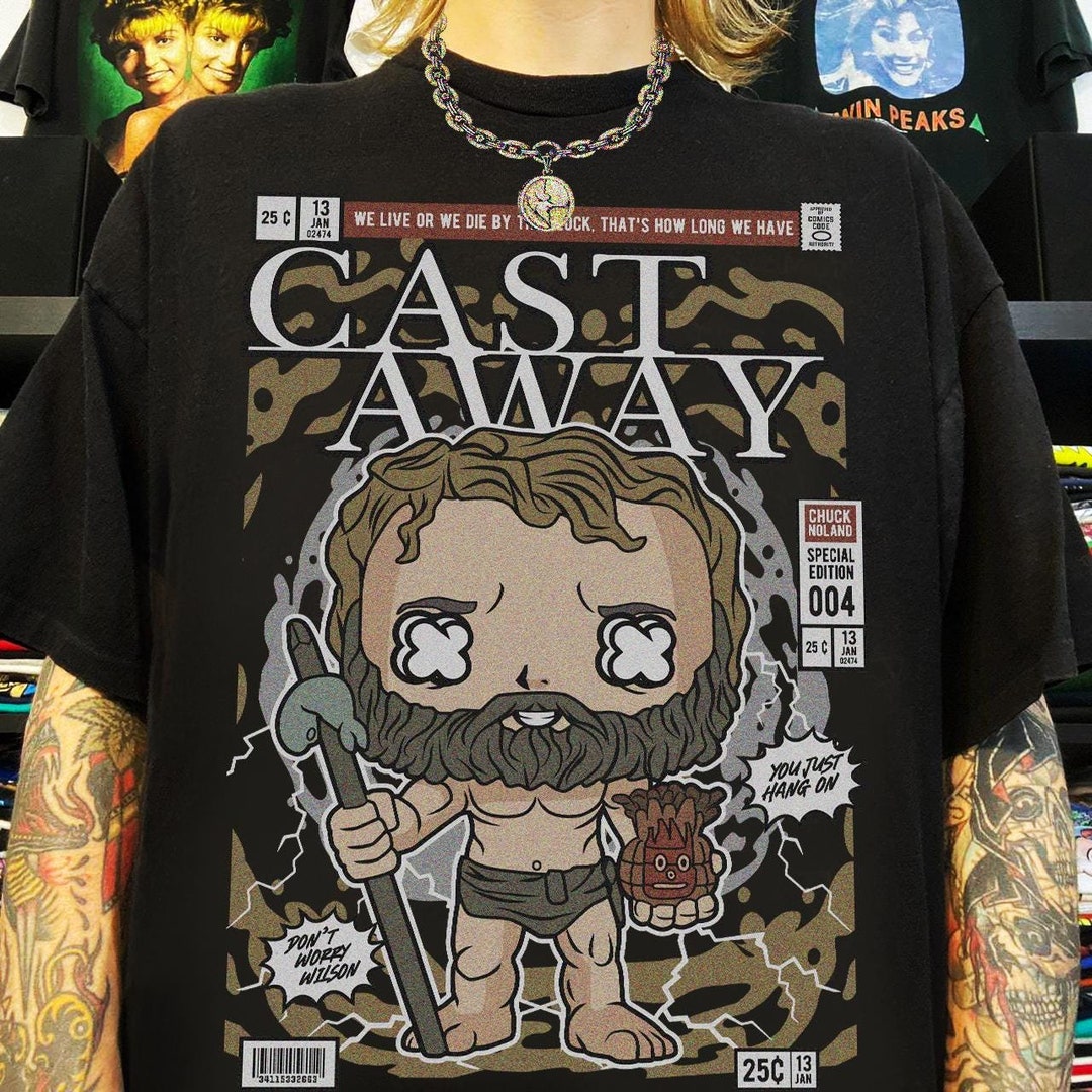 Chuck With Wilson Cast Away Shirt cast Away Shirt,cast Away Tshirt,cast ...