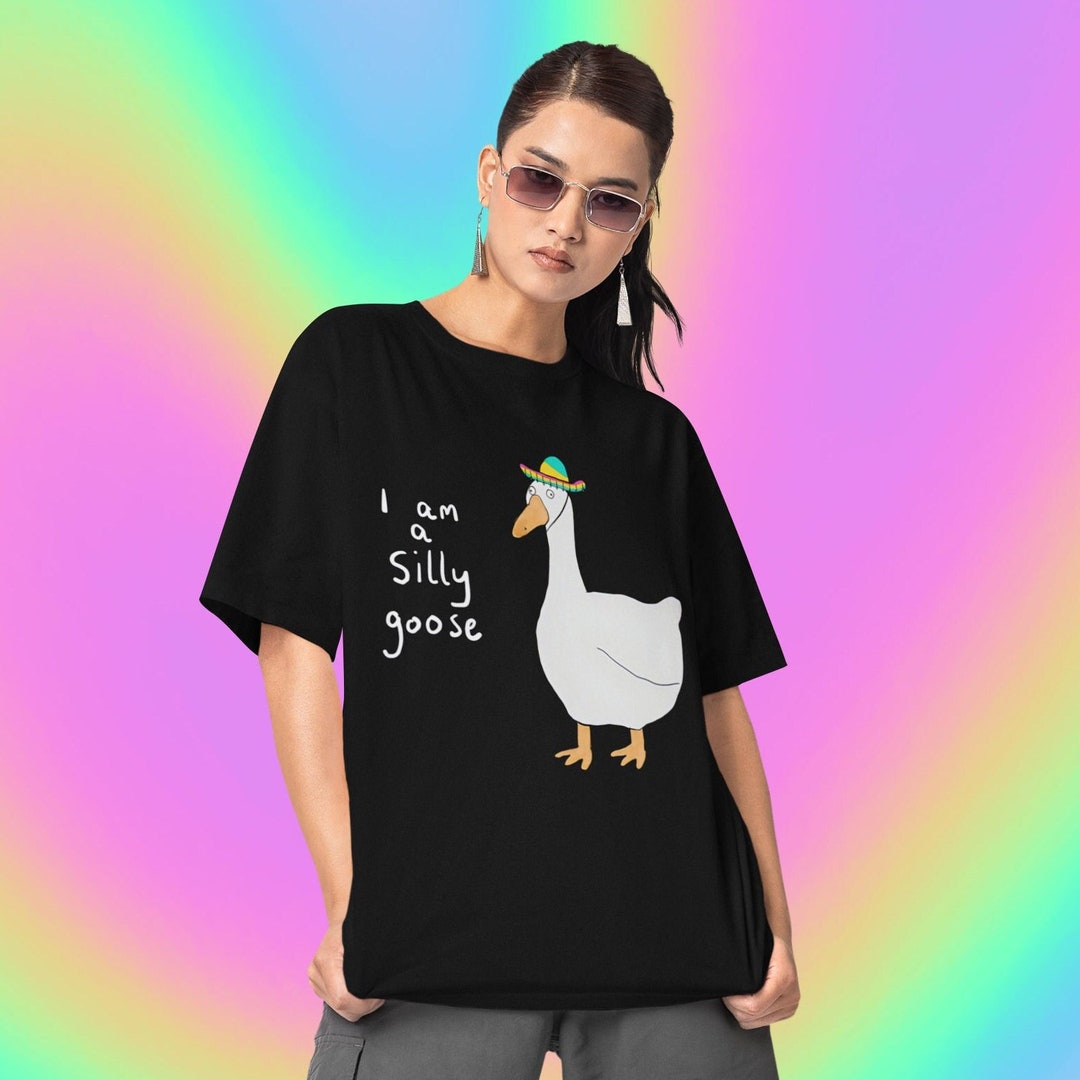 I Am a Silly Goose Tshirt funny Shirt,graphic Tees,goose Sweatshirt ...