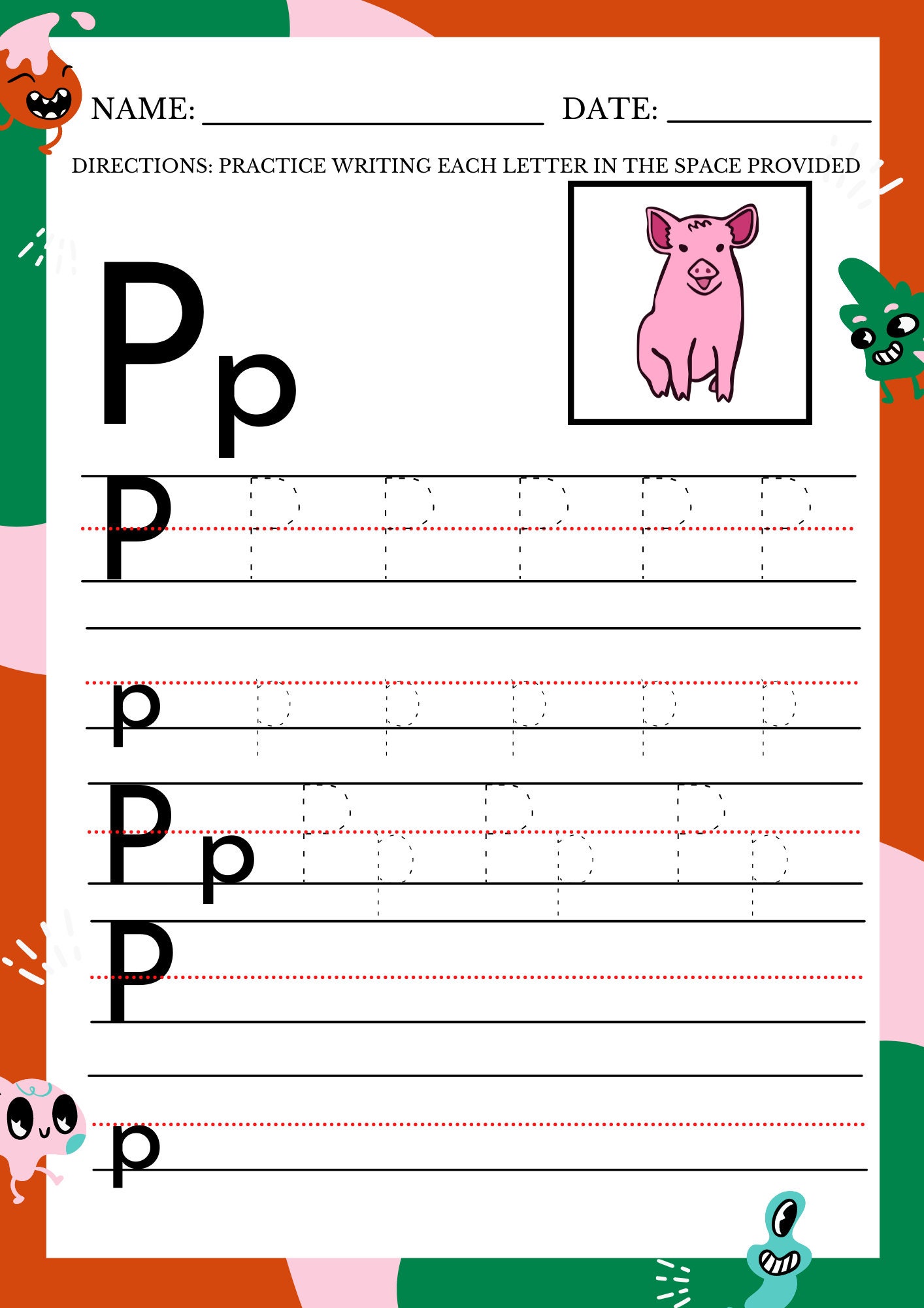 My First Learn to Write Workbook - Etsy