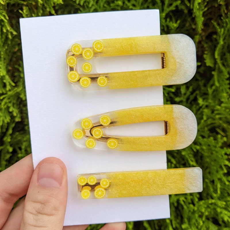 Fruit Hair Clips - Etsy