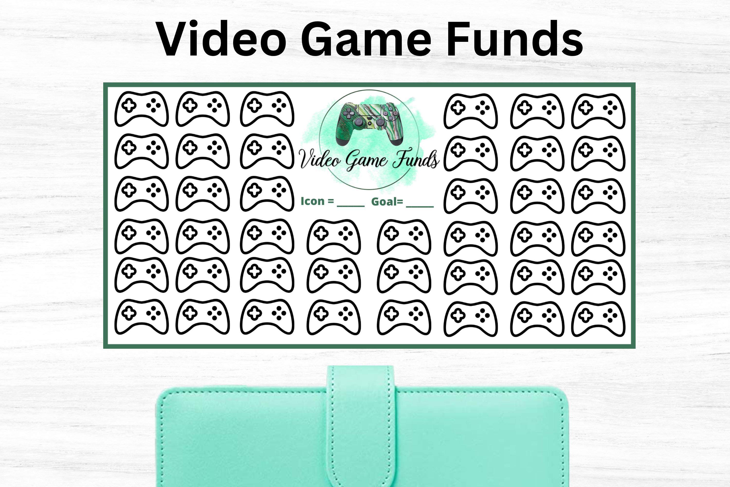 A6 Video Game Savings Tracker, Printable Video Game Saving Challenge ...