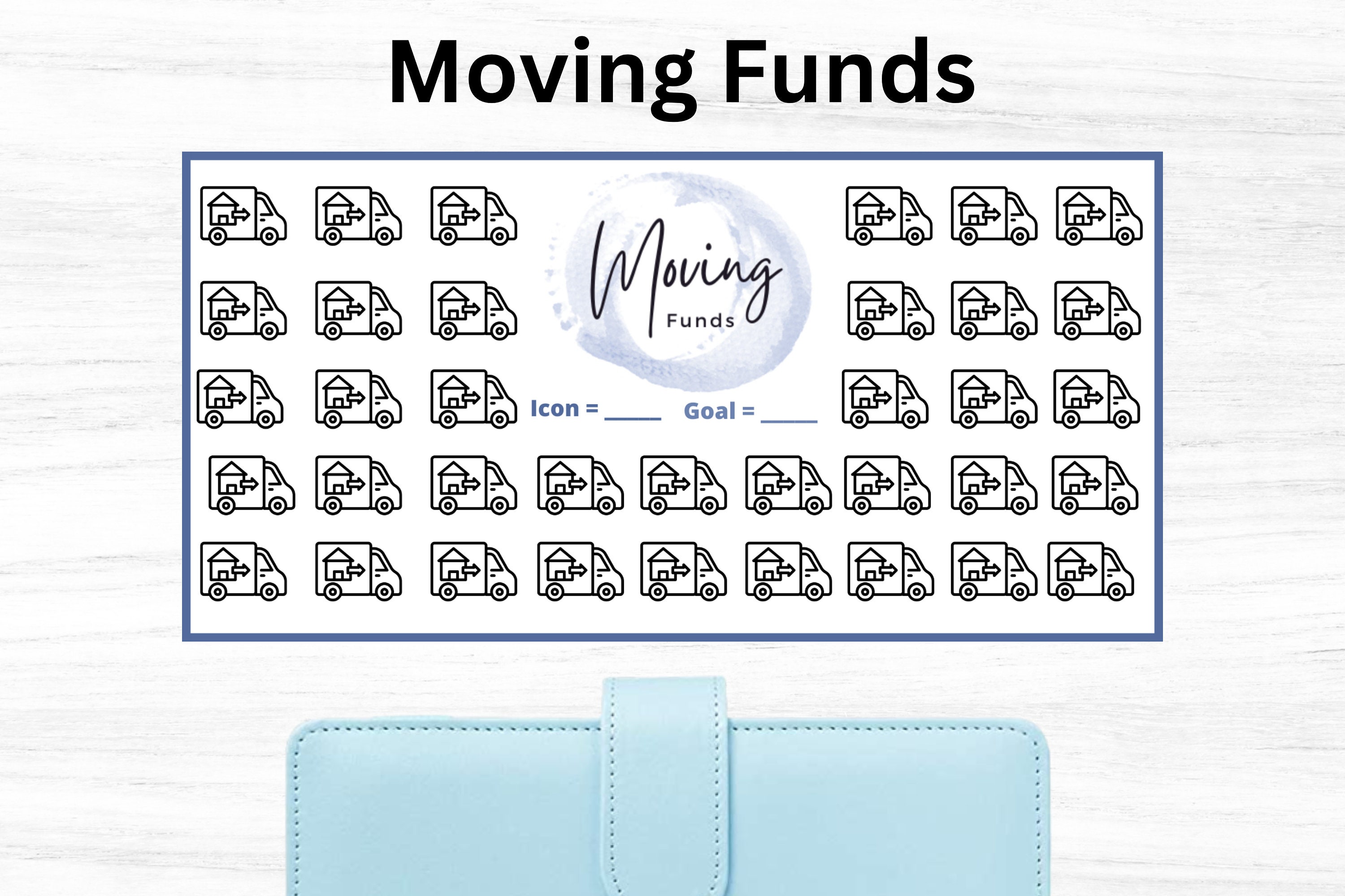 A6 Moving Saving Tracker, Printable Digital Download, Saving Challenge ...