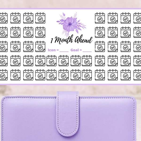 One Month Ahead Tracker - Etsy