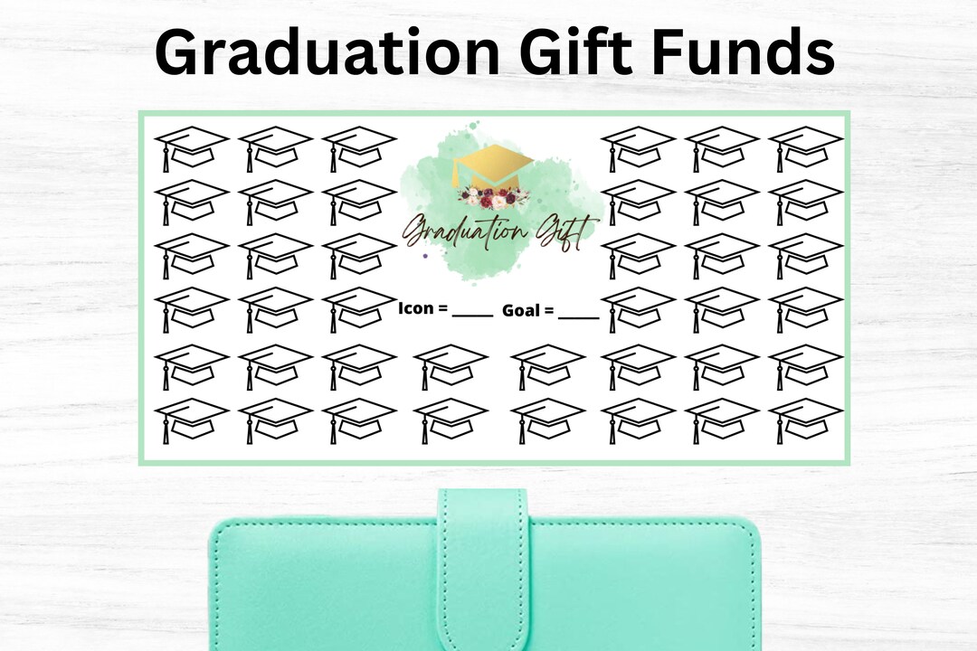 A6 Graduation Saving Tracker, Goal Tracker, Printable Digital Download ...