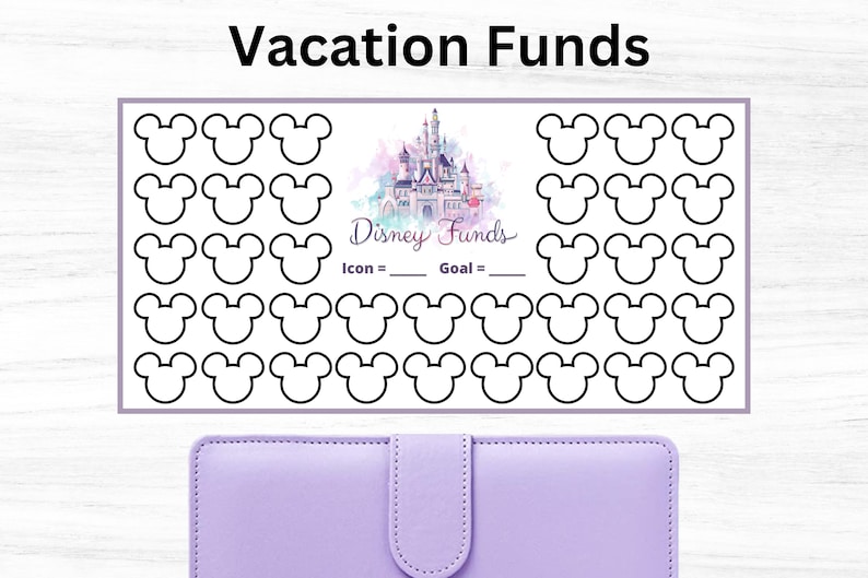 A6 Vacation Saving Tracker, Printable Digital Download, Saving ...